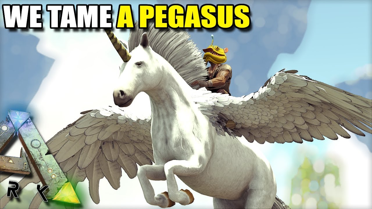 WE TAME THE LEGENDARY PEGASUS | MYTHICAL BEASTS | ARK SURVIVAL EVOLVED ...