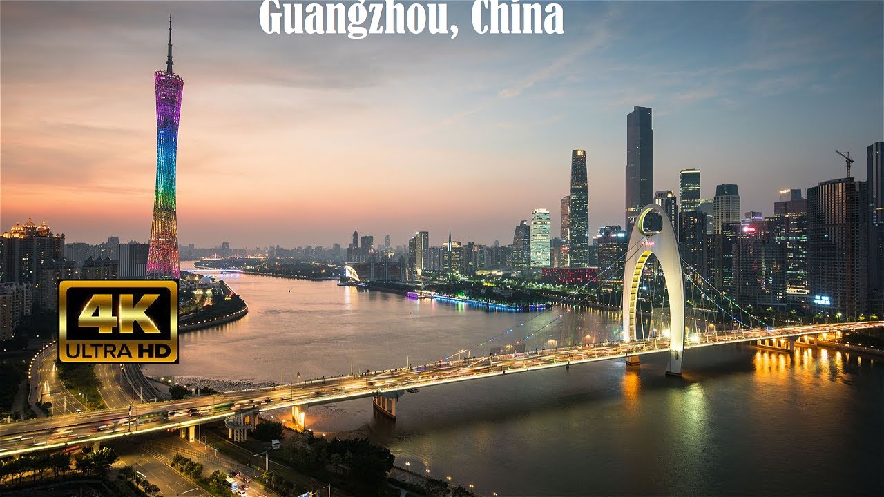 China Beautiful: Guangzhou Aerial Drone Photography in 4k - YouTube