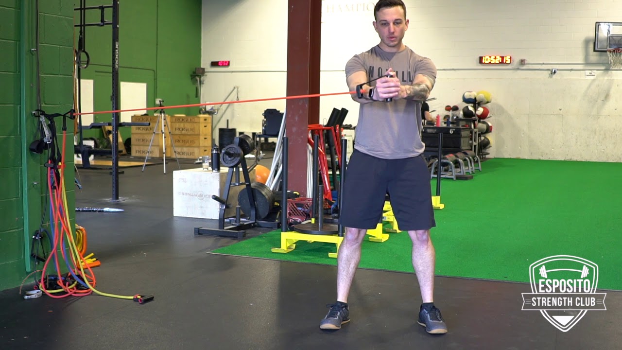 Anti Rotation ISO with Squat - YouTube