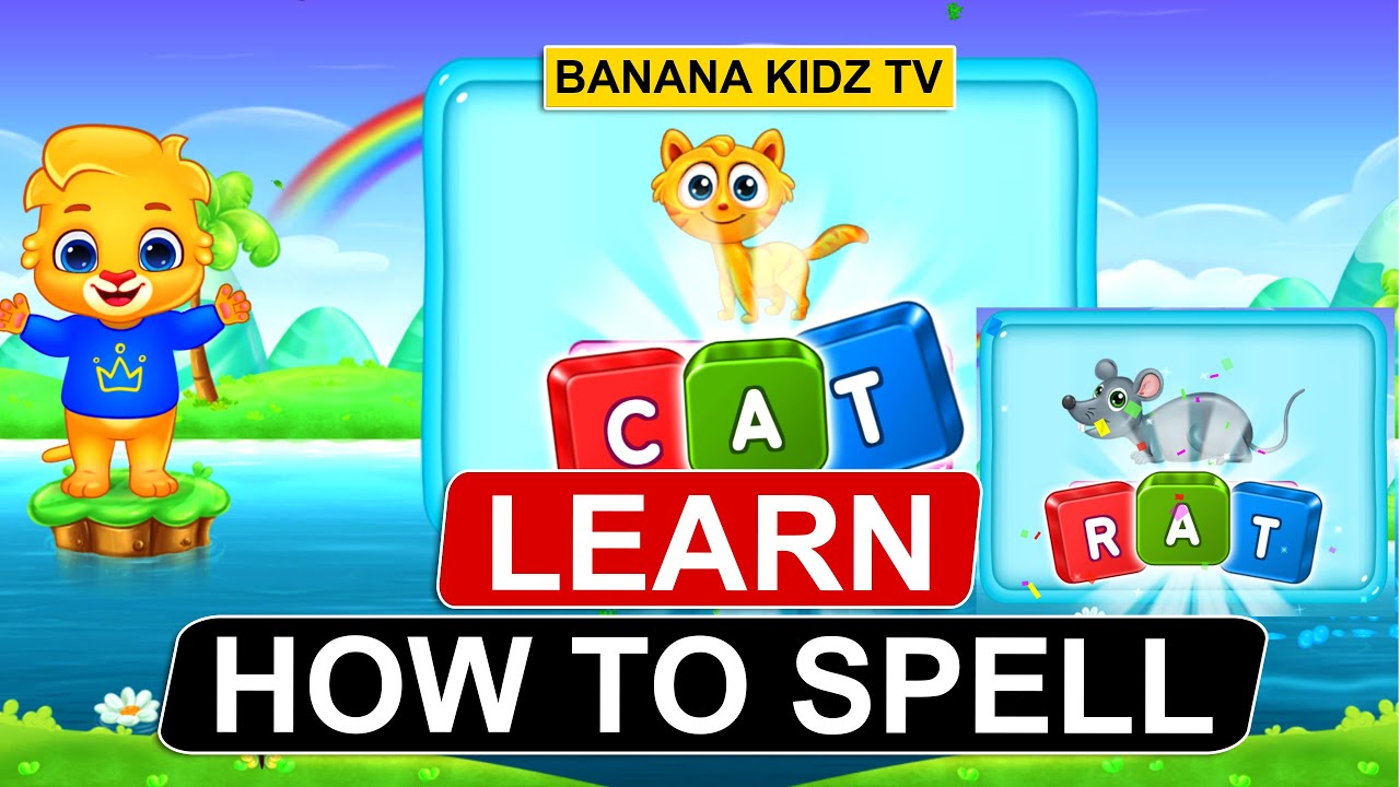 Learn how to spell | Lesson with quiz | Spelling | spell some basic ...