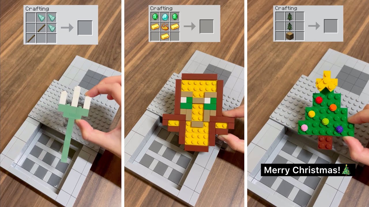 Crafting Impossible Minecraft items BUT Lego! - YouTube