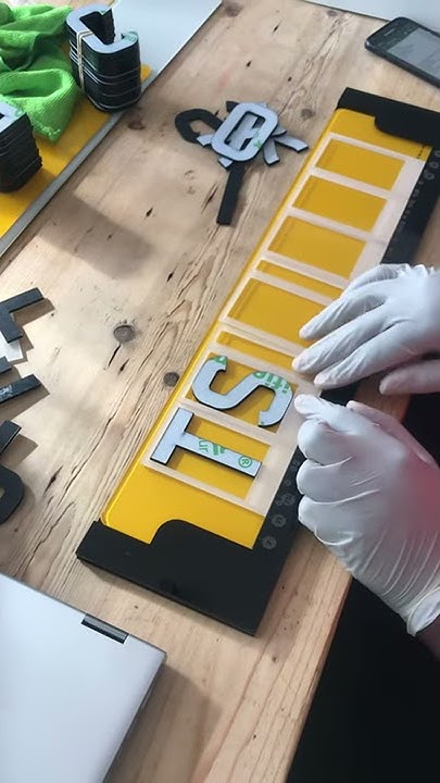 Making 4D number plates - YouTube