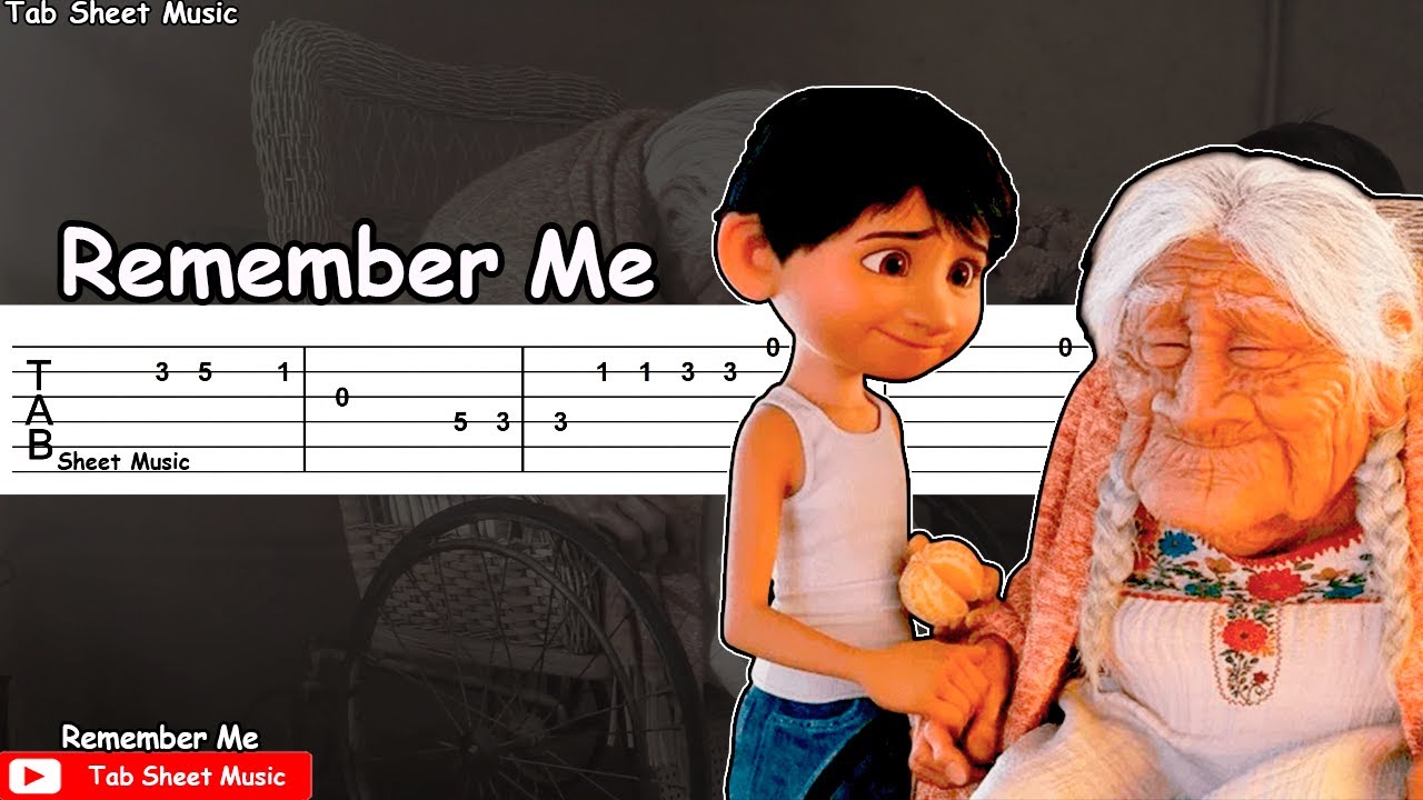 Coco - Remember Me (Recuerdame) EASY Guitar Tutorial - YouTube