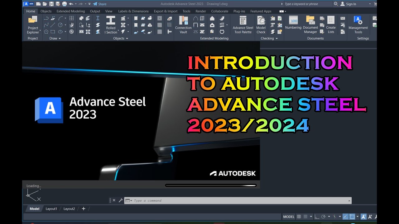 Introduction to Autodesk Advance steel 2023/2024 - YouTube