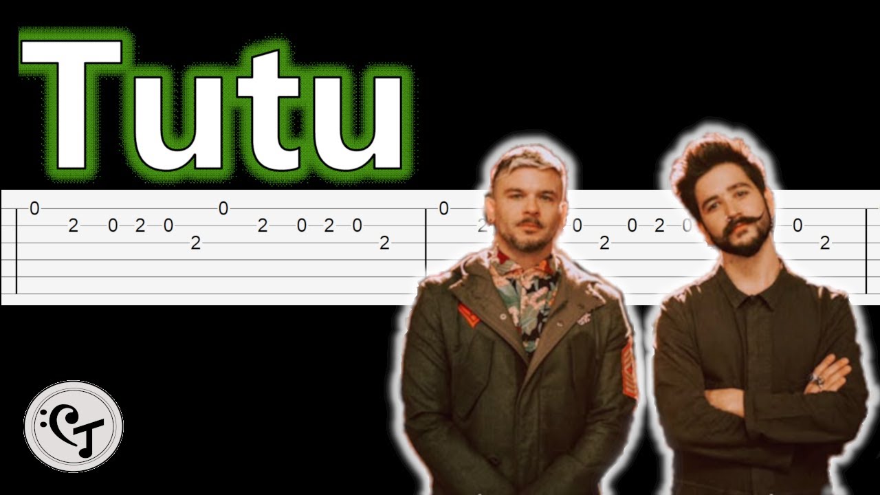 Tutu - Camilo, Pedro Capó/Tutorial guitarra(Melodia)/Tablatura - YouTube