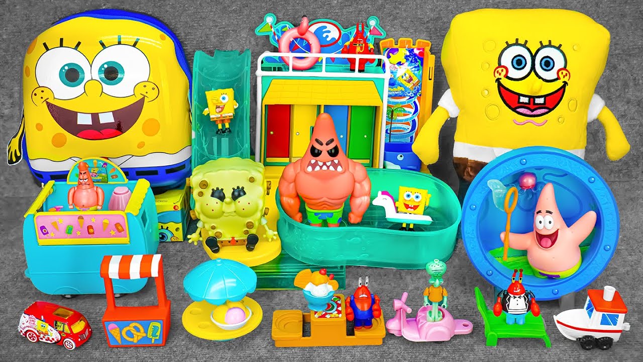 SpongeBob SquarePants Collection Unboxing Toy Review ASMR - YouTube