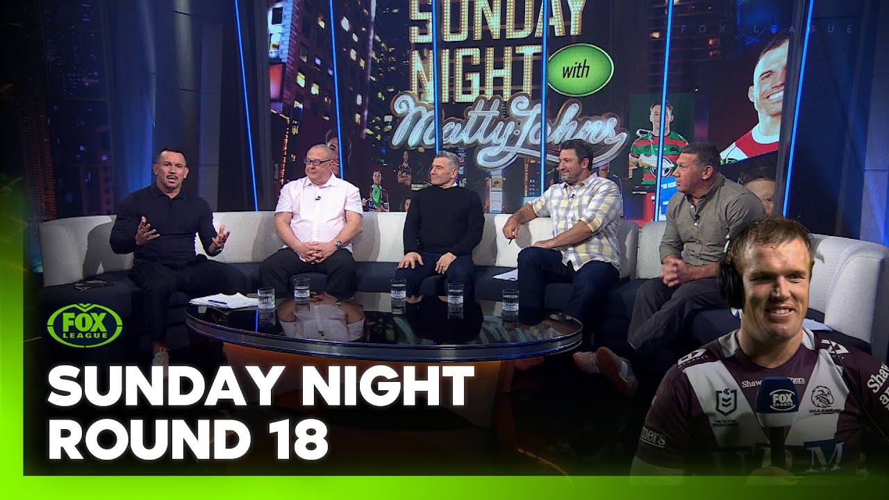 Jurbo's hilarious interview & Ricky hits back I Round 18 I Sunday Night ...