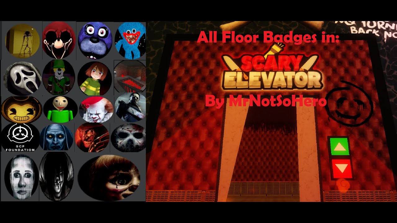 How to Earn *ALL* Late-Season 2 Floor Badges! (Scary Elevator) - YouTube