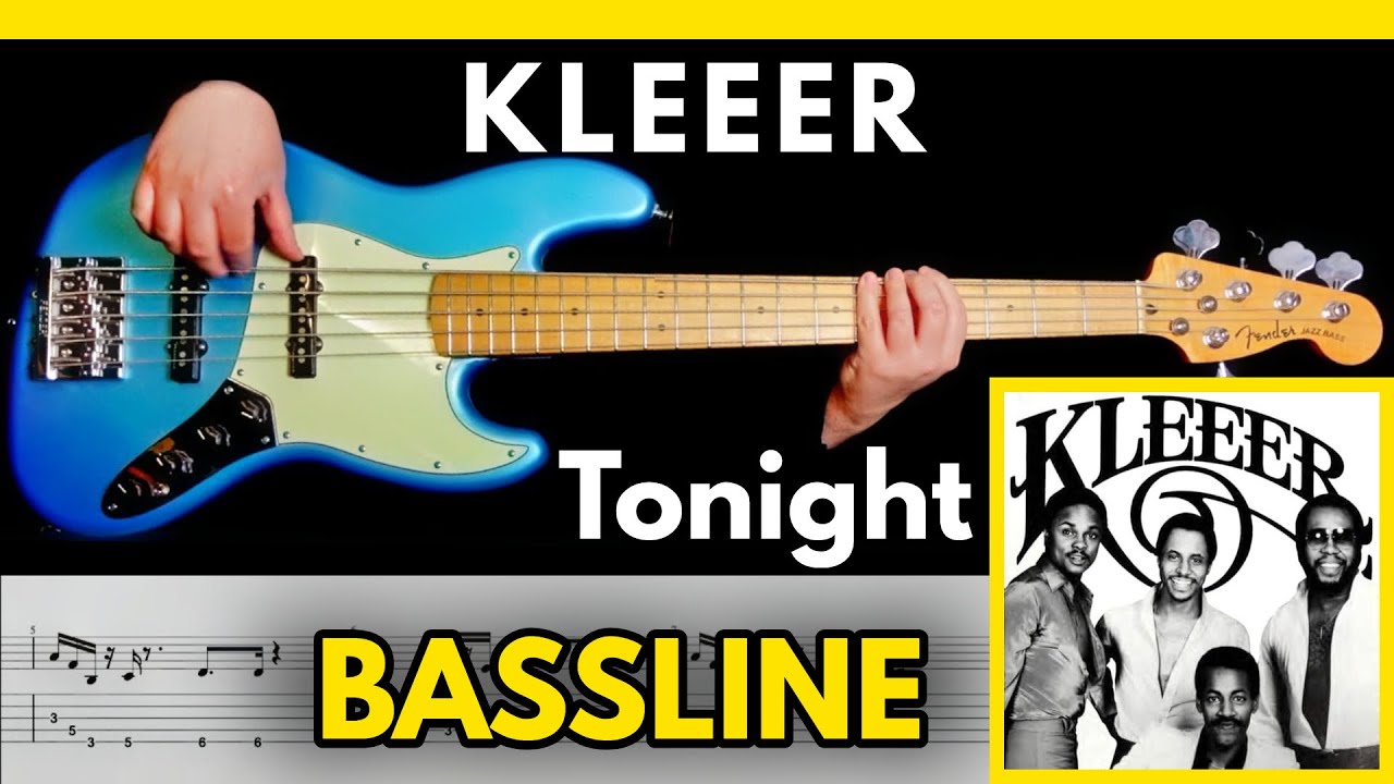 Kleeer - Tonite [1984] | BASSLINE | Notation + TABS - YouTube