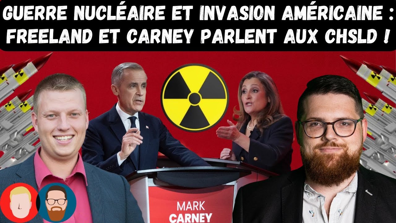 Freeland et Carney parlent aux CHSLD ! - YouTube
