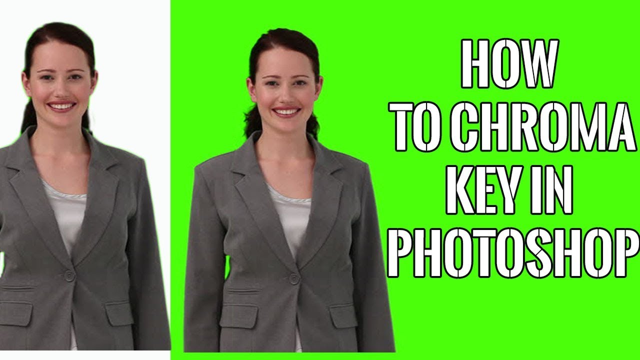HOW TO CHROMA KEY IN PHOTOSHOP | Background Removal | URDU HINDI - YouTube