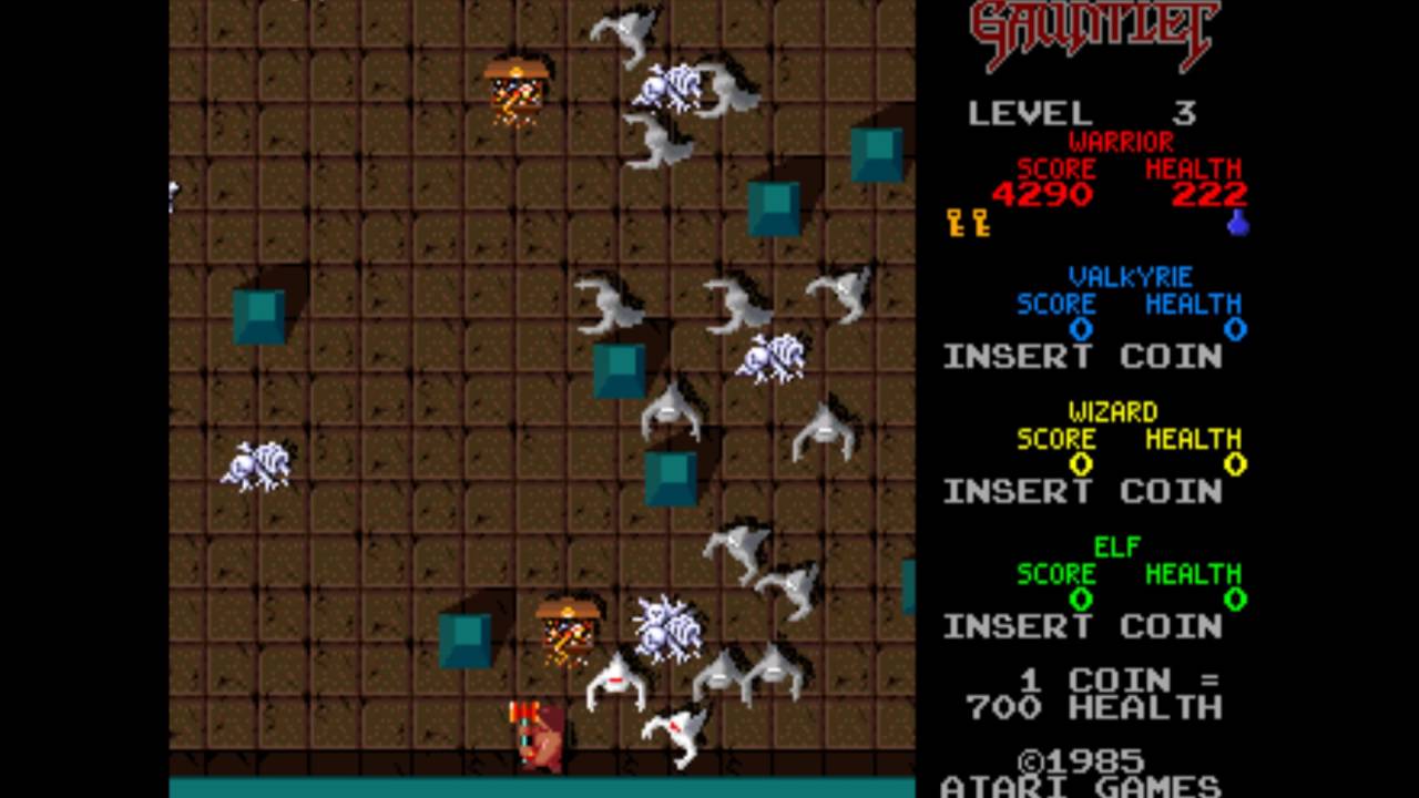 gauntlet arcade gameplay 60 fps - YouTube