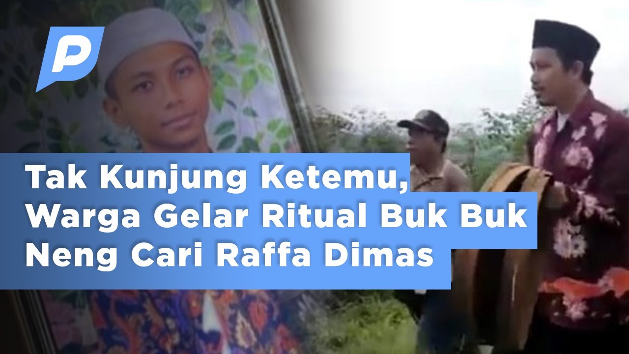Warga Gelar Ritual Buk Buk Neng Cari Raffa Dimas di Bukit Krapyak Mojokerto - YouTube