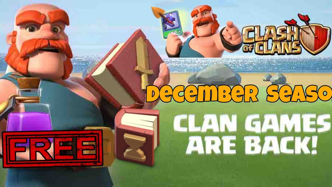 Clan Games Rewards are Here|December Season Clan Games rewards 2022 ...