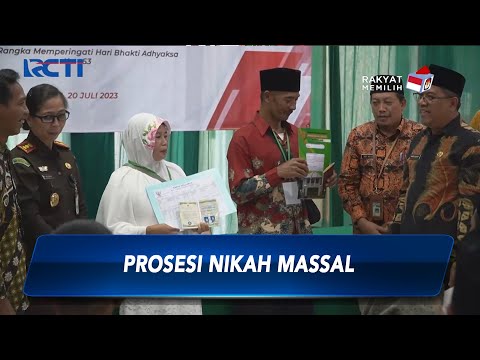 Banyak Aduan soal Nikah Siri, Kejaksaan Negeri Pandeglang Gelar Nikah Massal - SIP 23/07