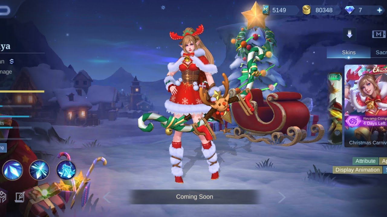 [MLBB] MIYA CHRISTMAS SKIN REVAMP + OTHERS UPDATE - YouTube
