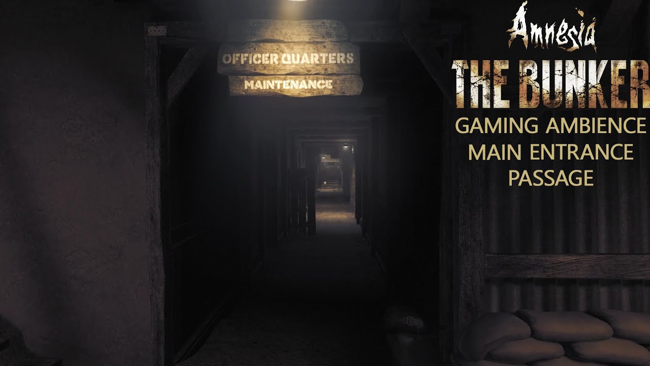 Amnesia: The Bunker Gaming Ambience - Main Exit Hallway - YouTube