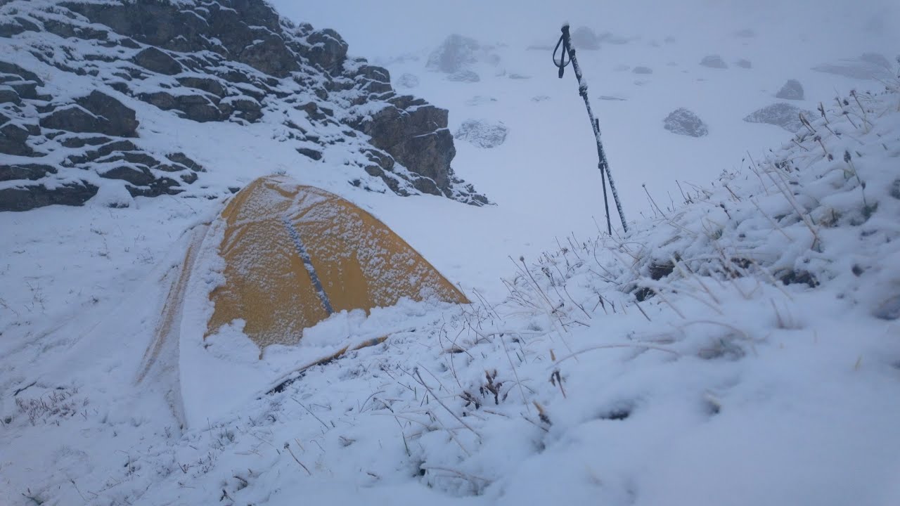 Alone in the Alps: My Epic Snow Camping Experience! - YouTube