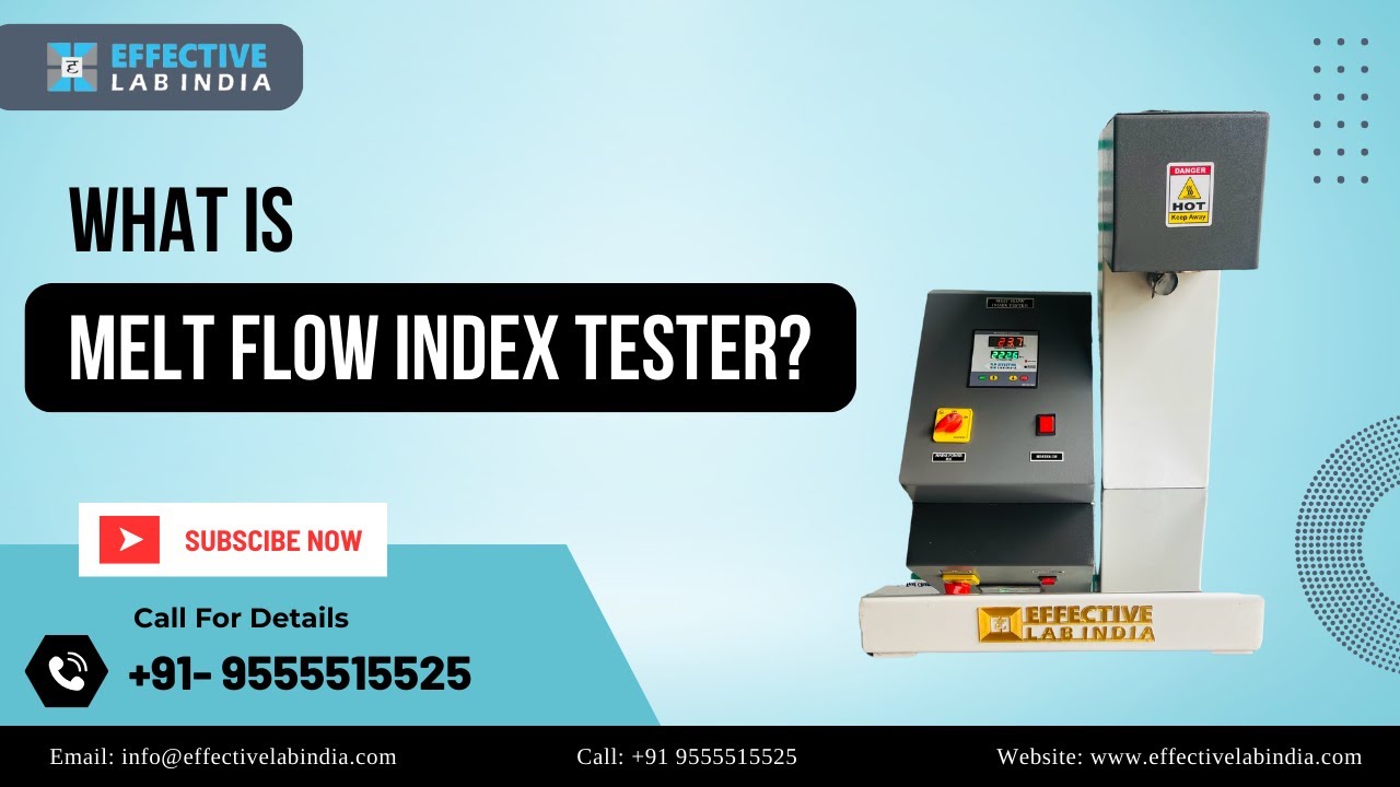 What Is MFI (melt flow index) | How to test Melt Flow Index | Effective ...