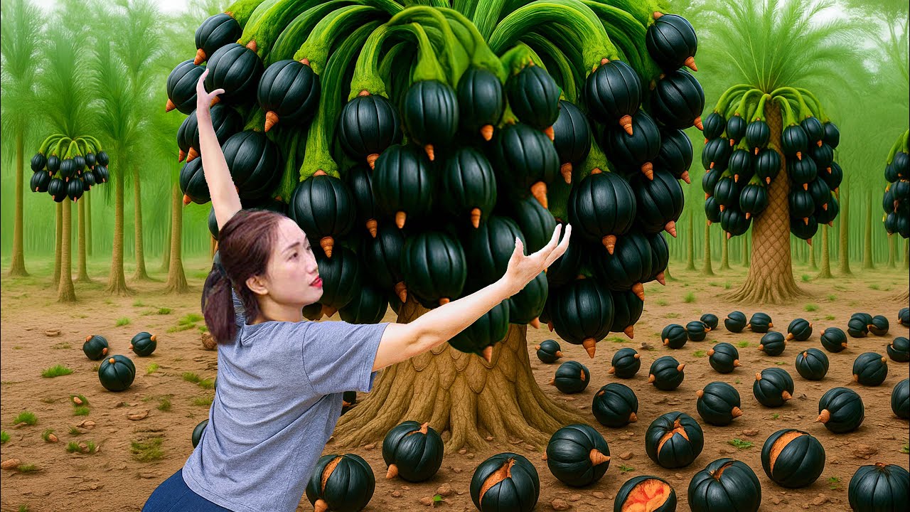 Harvesting 1000+ Giant Wild Chestnuts | Ancient Roasting & Shelling ...