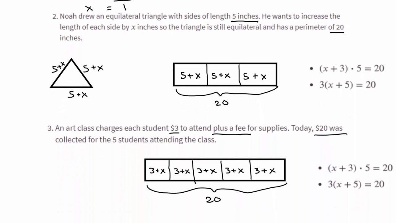 Open Up Resources OUR 7th Grade Unit 6 Lesson 5 - YouTube