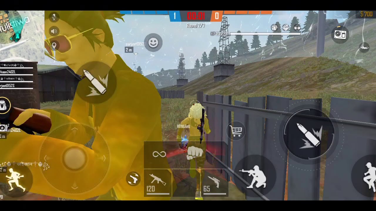 Free fire .. one man army gameplay 😎 with 12kills and crazy editing ...