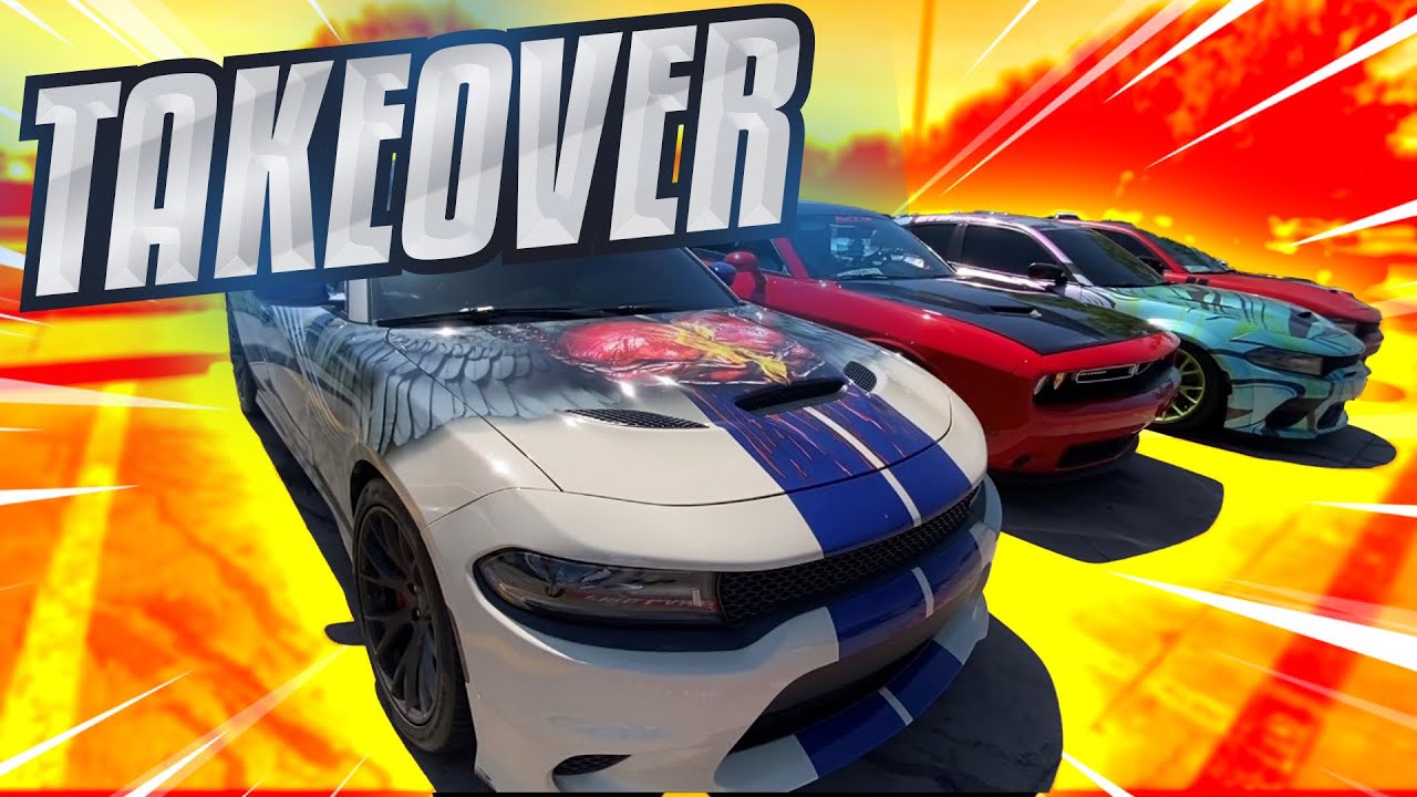 Dodge Chargers Takeover Freeway On The Way To YouTubers Callout *To be ...
