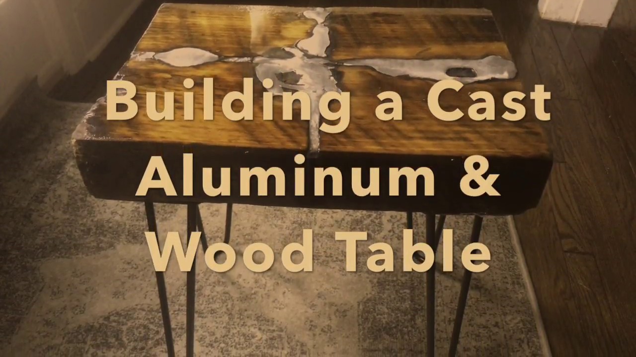 Building a Cast Aluminum and Wood Table - YouTube