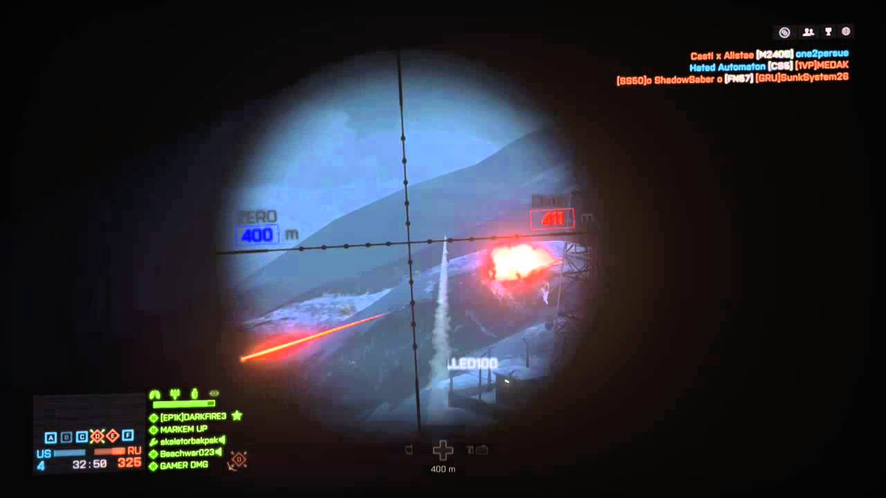 BF4 long distance headshot - YouTube