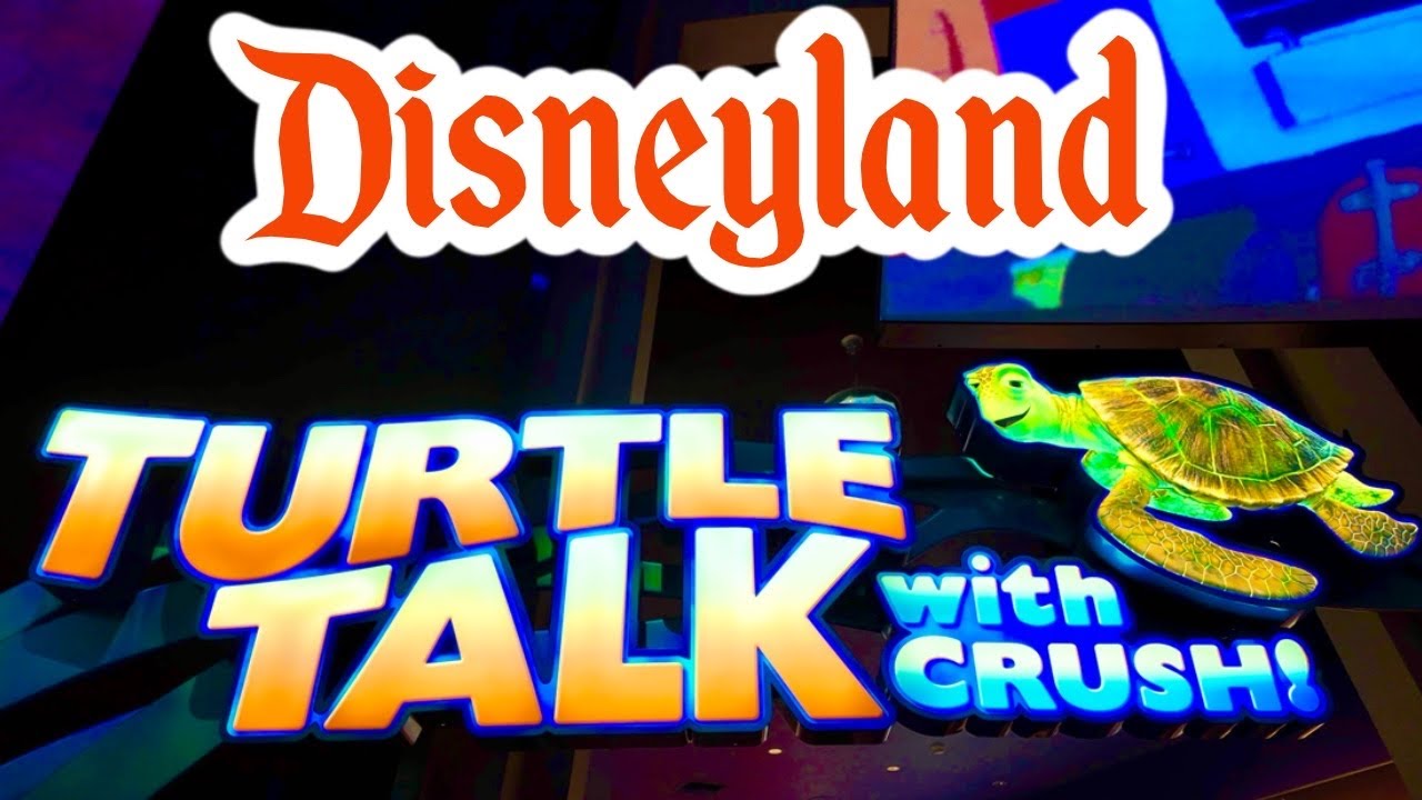 Hilarious Turtle Talk with Crush Show - Disneyland California Adventure ...