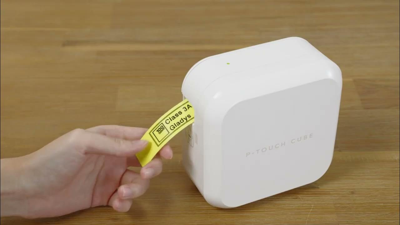 Create labels with your smartphone using Design&Print 2 app and Brother P-Touch Cube - YouTube