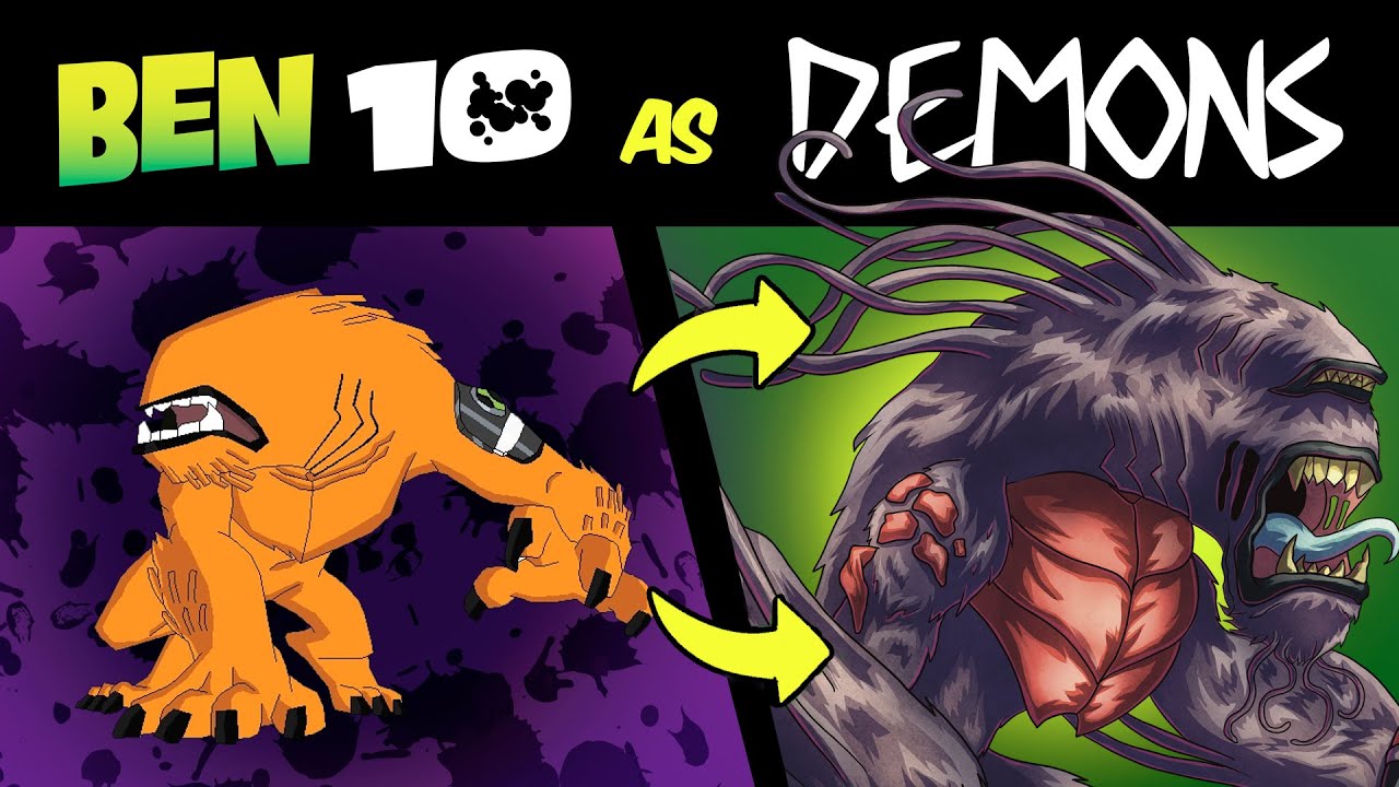 What if BEN 10 ALIENS were DEMONS ?! (Speedpaint & Lore) - YouTube