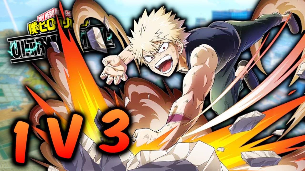 1V3 Flash Finish! Rapid Bakugo CLUTCHES Explosive End l MY HERO ULTRA ...
