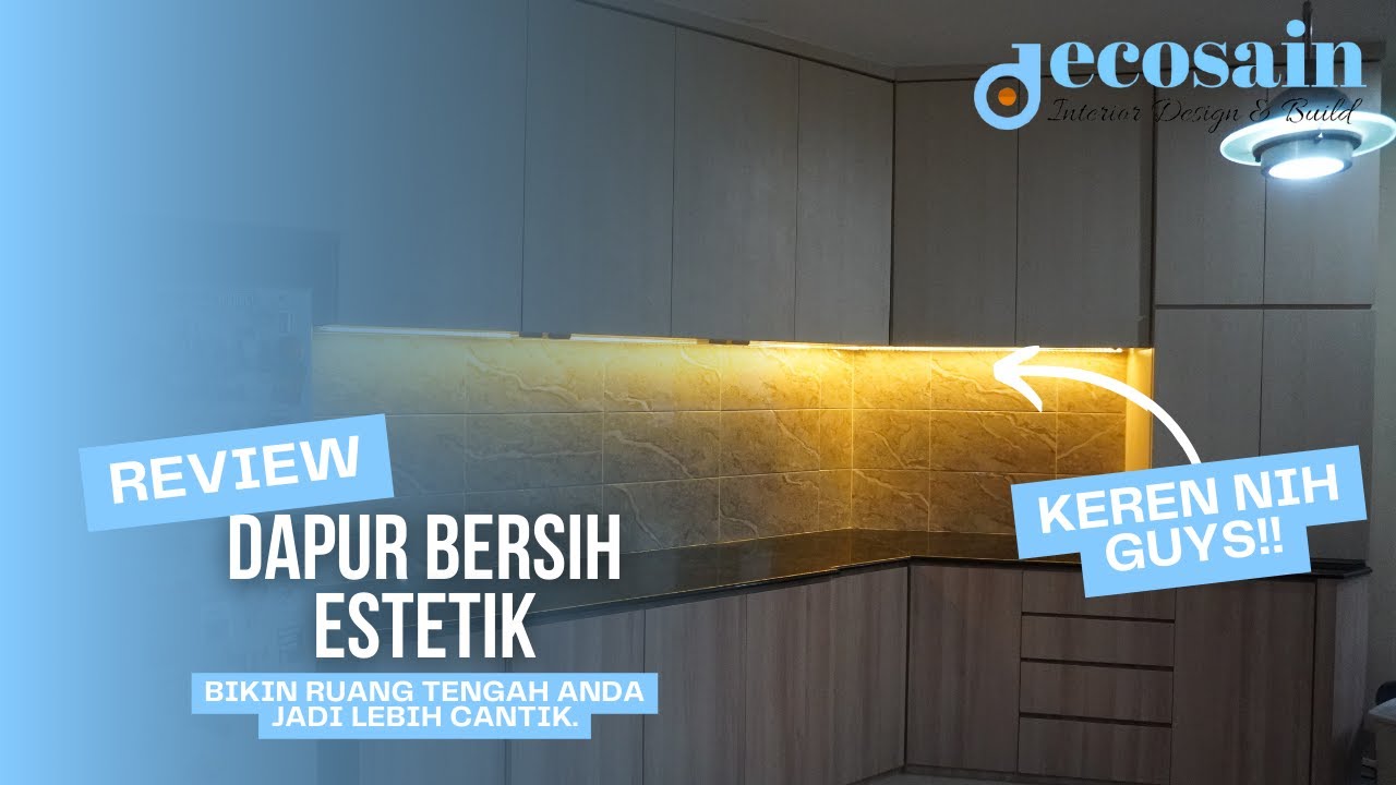 Bikin Ruang Tengah Anda Menjadi Menarik Dengan Kitchen Set yang Estetik ...