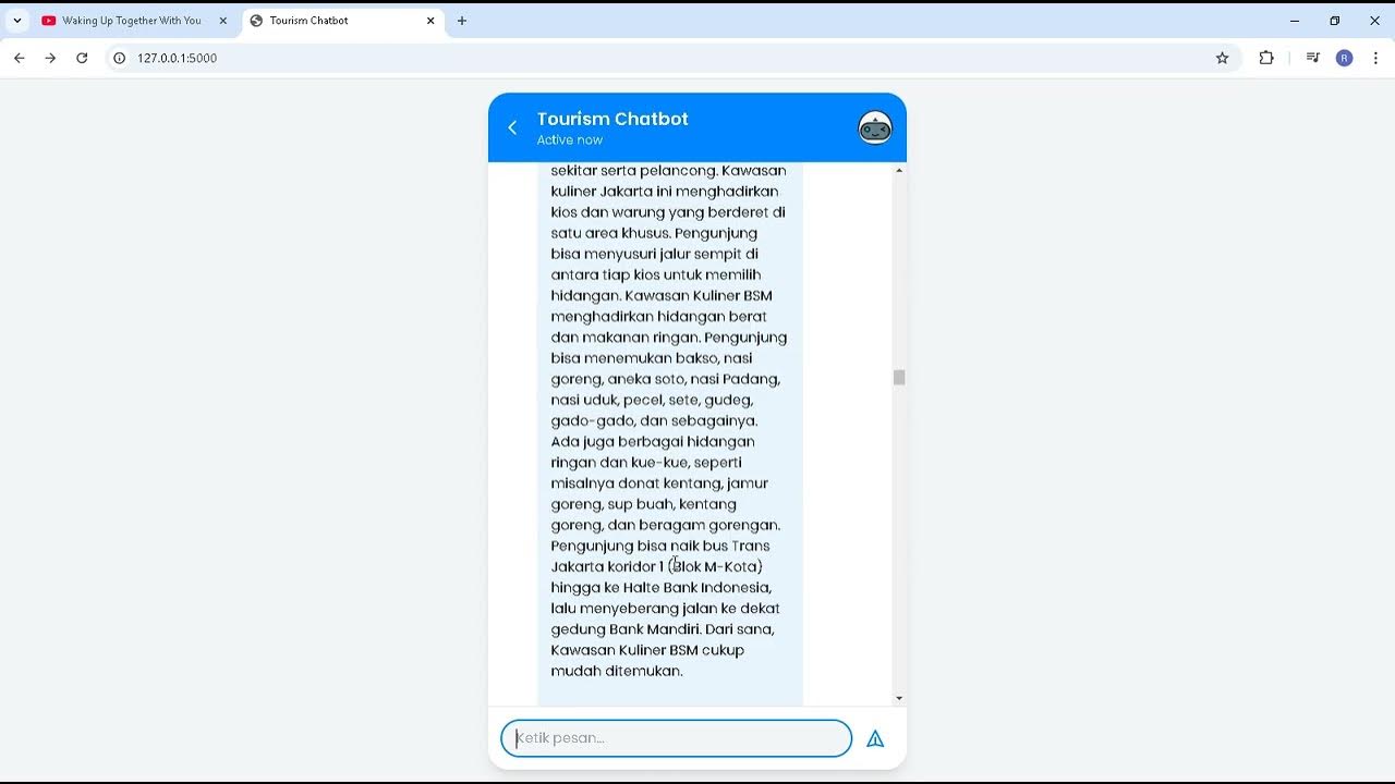 Python flask: Pengembangan web customer service chat bot - YouTube