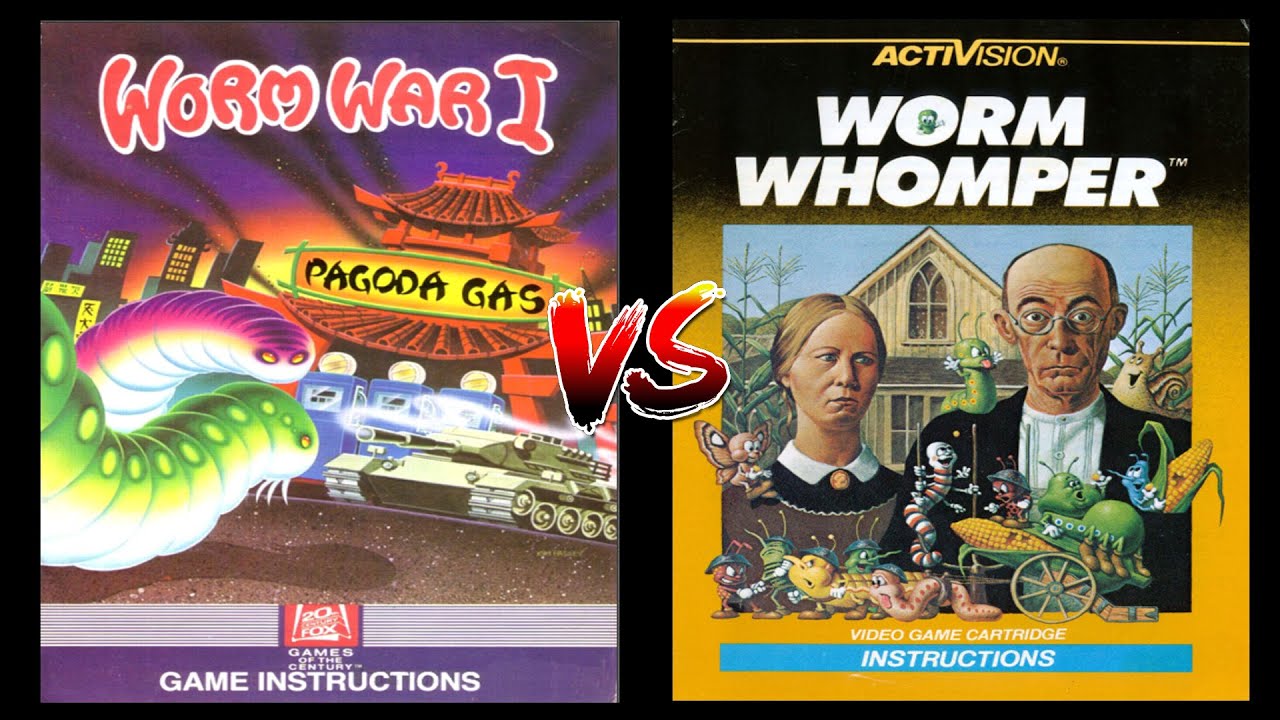 Atari vs Intellivision Episode 2 (Worm War I vs Worm Whomper) - YouTube