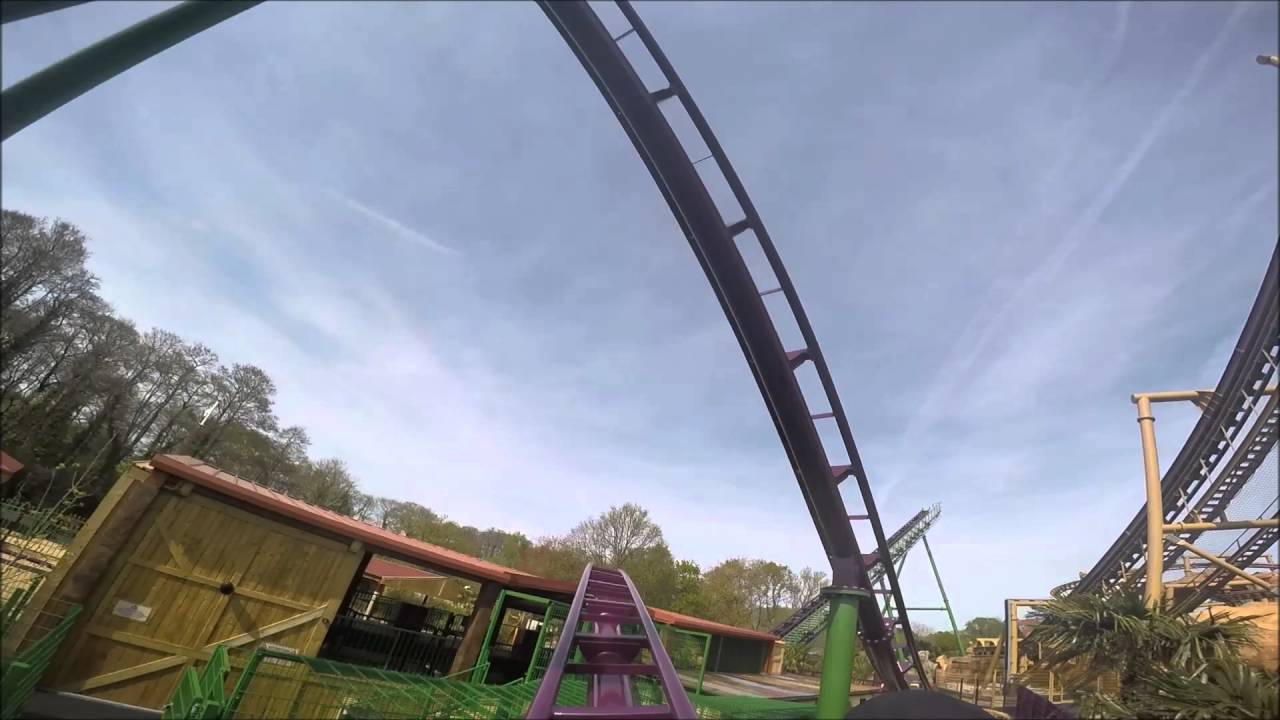 Velociraptor Ride POV Lost Kingdom at Paultons Park - YouTube