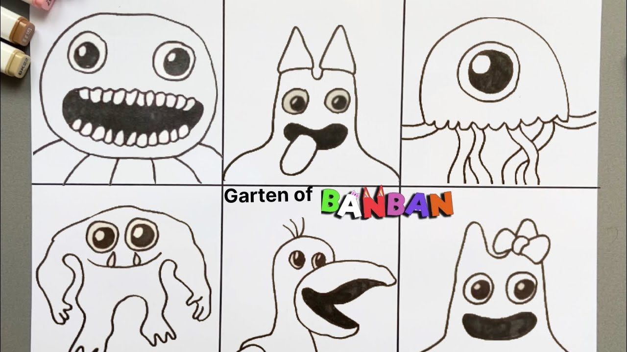 Easy Drawing Garten of Banban CHAPTER 3 / How to draw Banban - YouTube