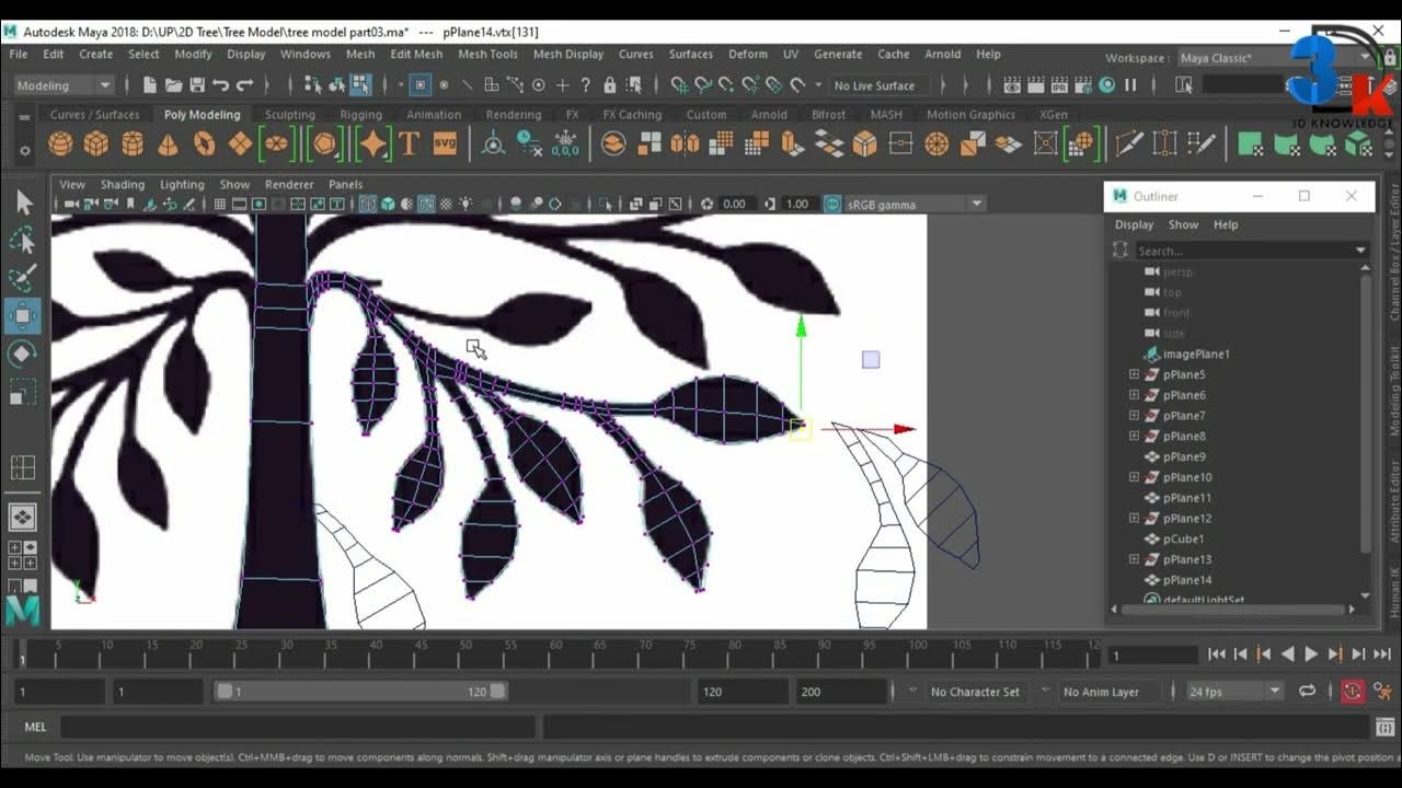 Combine Objects In Maya | Beginners Modeling Tutorial Maya | Merge ...