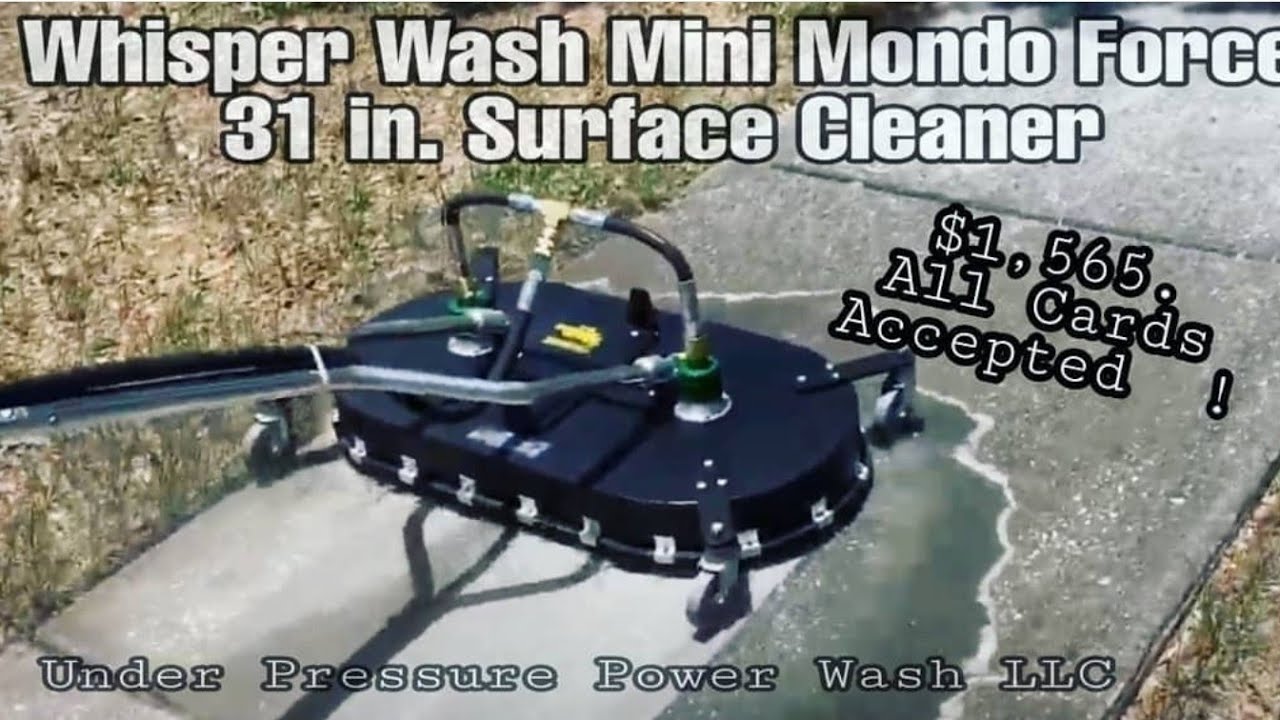 Whisper Wash Mini Mondo Force 31inch Surface cleaner $1,580 Call To ...