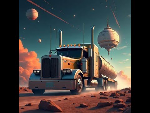 DRIVING THIS BIG RIG IN SPACE (SPACE TRUCK SIMULATOR VOD) - YouTube