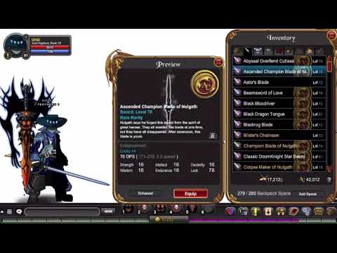 AQW - Rare Inventory Showcase (2020) - YouTube