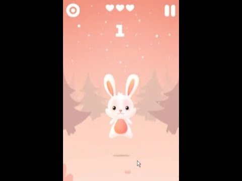 Jumpy jump rabbit collecting game score 133 - YouTube