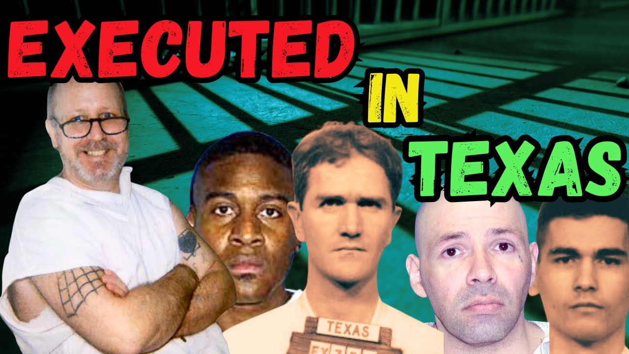 All the people EXECUTED in TEXAS I Time on Death Row, Last Words, Last ...