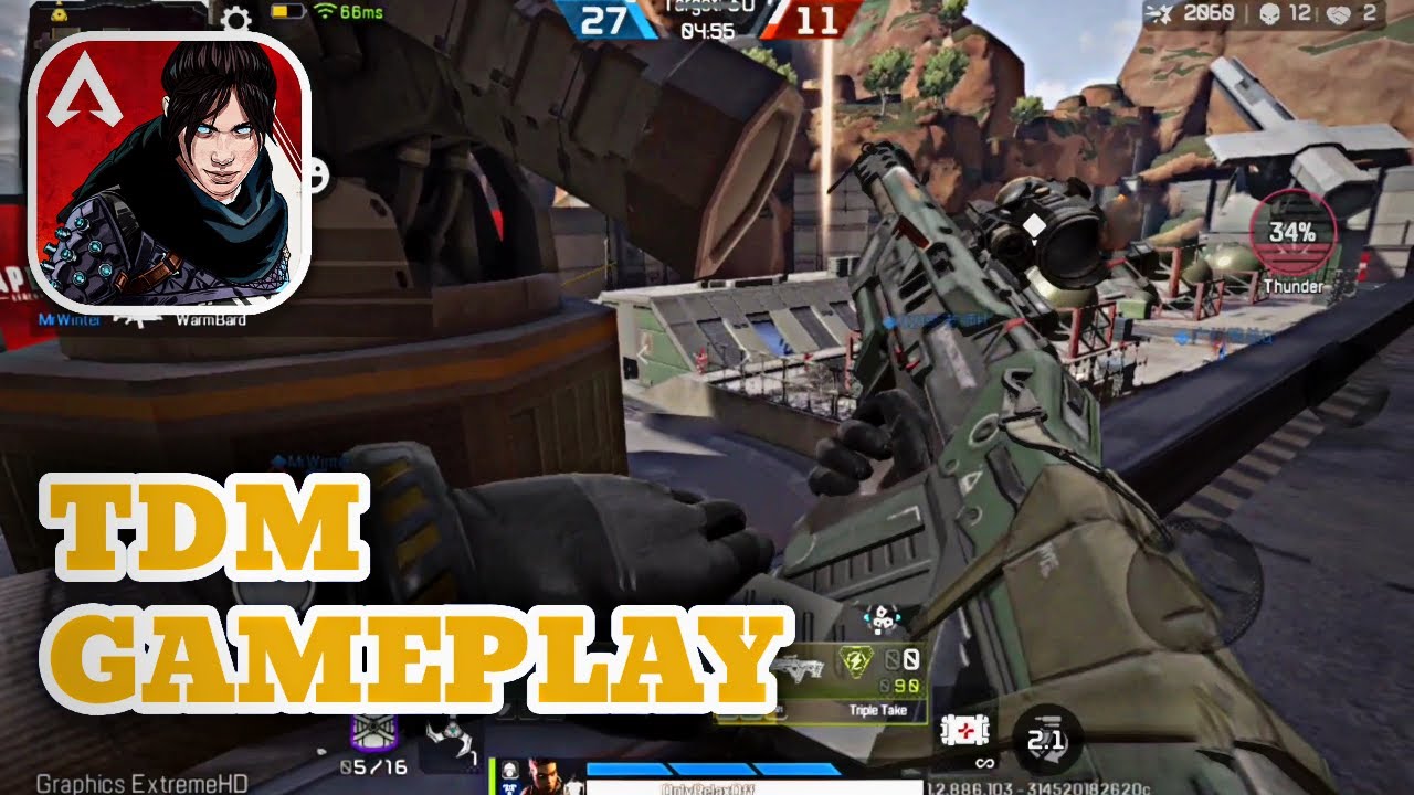 Apex Legends Mobile Gameplay TDM Base Respawn - YouTube