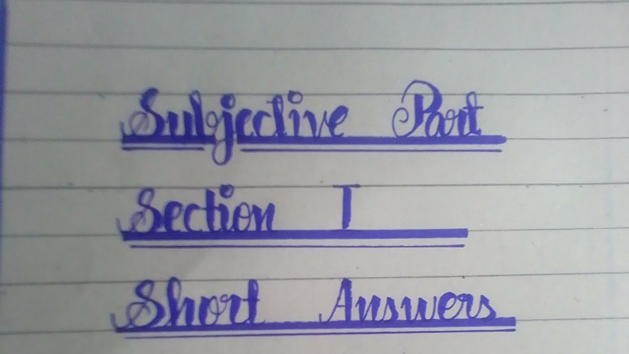 Paper Presentation | English Calligraphy | Cursive Handwriting | Sarah ...