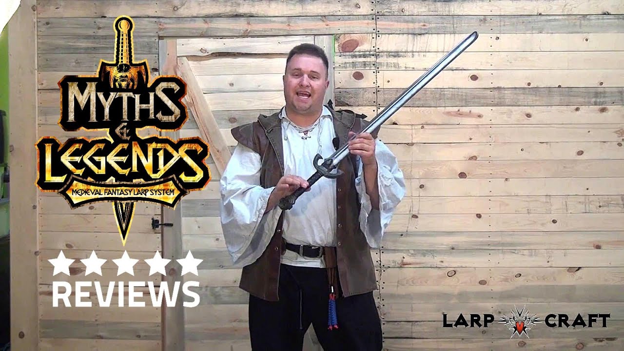 Calimacil Knight of Emerald Sword Extended Larp Review! Good Weapons ...