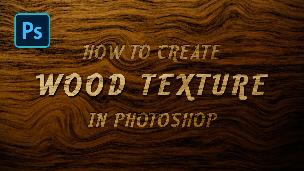How to create wood texture photoshop - YouTube