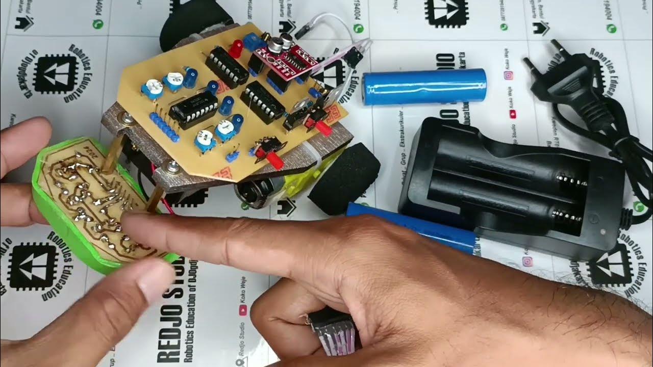 Tutorial Line Follower Analog Robot Pengikut Garis | Baterai? Track ...