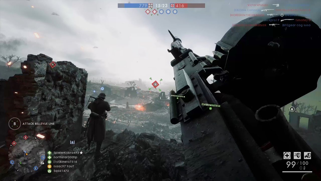 Battlefield 1: Conquest Assault gameplay (No Commentary) - YouTube